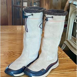 Lands' End | Shoes | Like Newlands End Suede Leather Sherpa Lined Boots ...